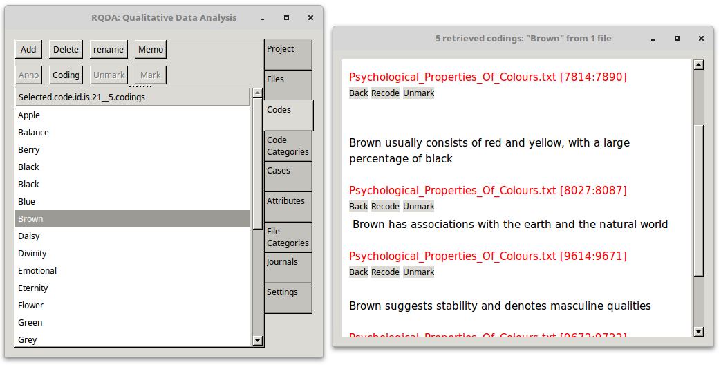 C²S Consulting | Training | Thesis | Using RQDA for Qualitative analysis